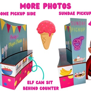 Elf Printable Ice-cream Stand - Printable Elf Props, Printable Elf ...