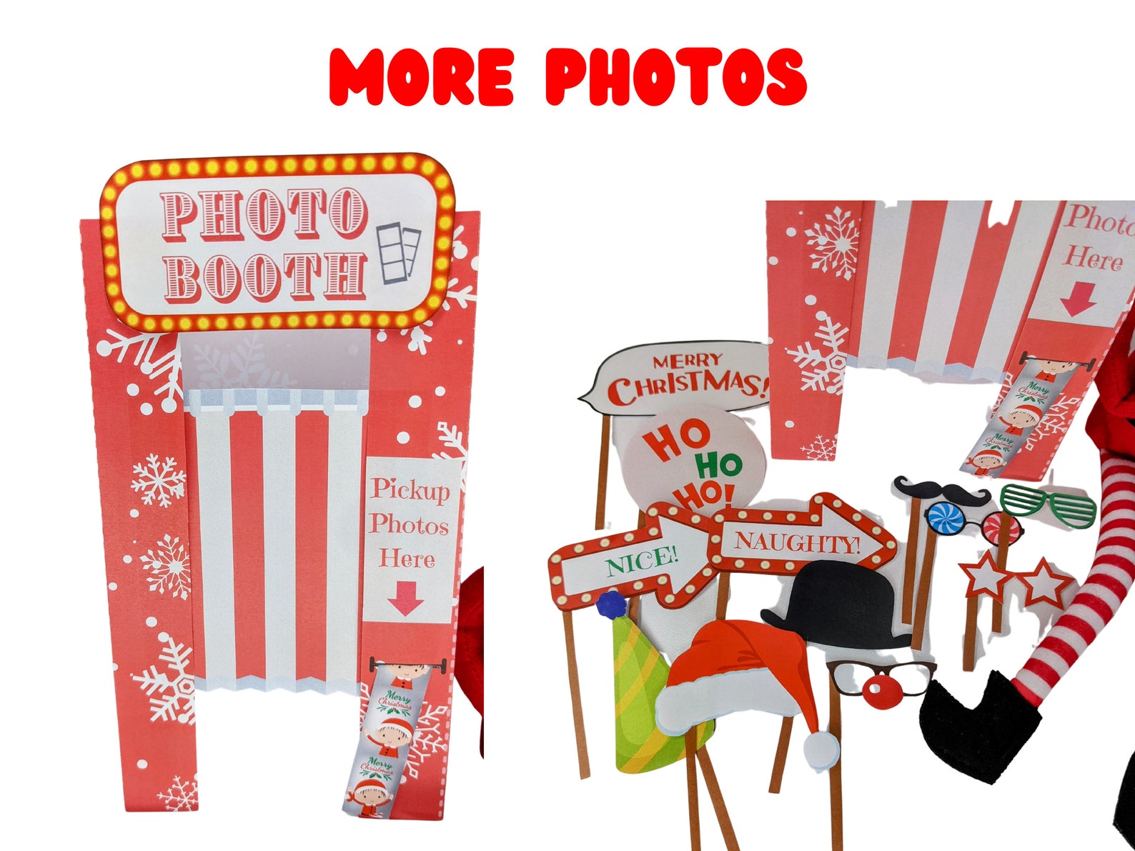 Elf Printable Photo Booth Printable Elf Props, Printable Elf ...