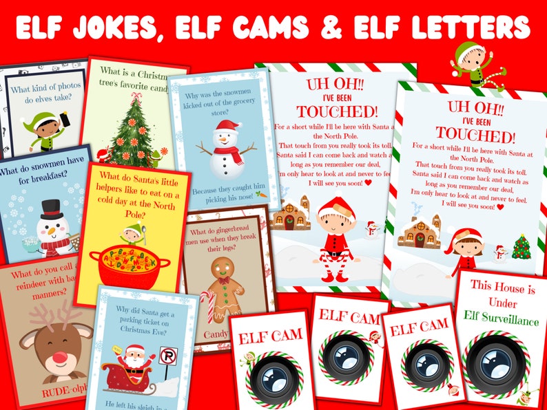 Printable Elf Kit Bundle Printable Elf on the Shelf Bundle - Etsy