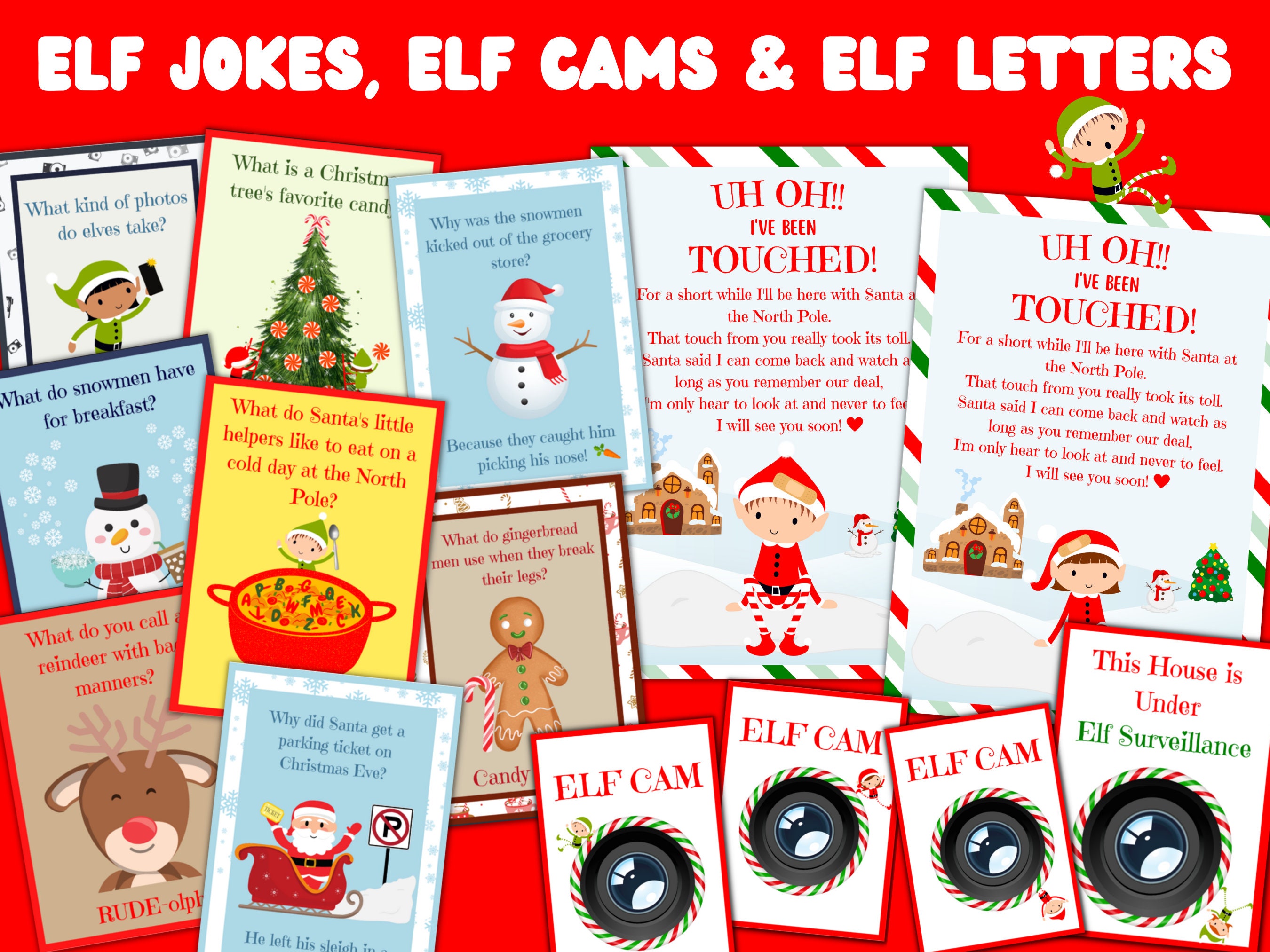 Printable Elf Kit Bundle Printable Elf on the Shelf Bundle - Etsy