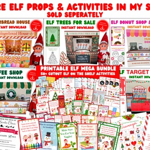 Printable Elf Kit Bundle || Printable Elf Props || Last Minute Elf Kit ...
