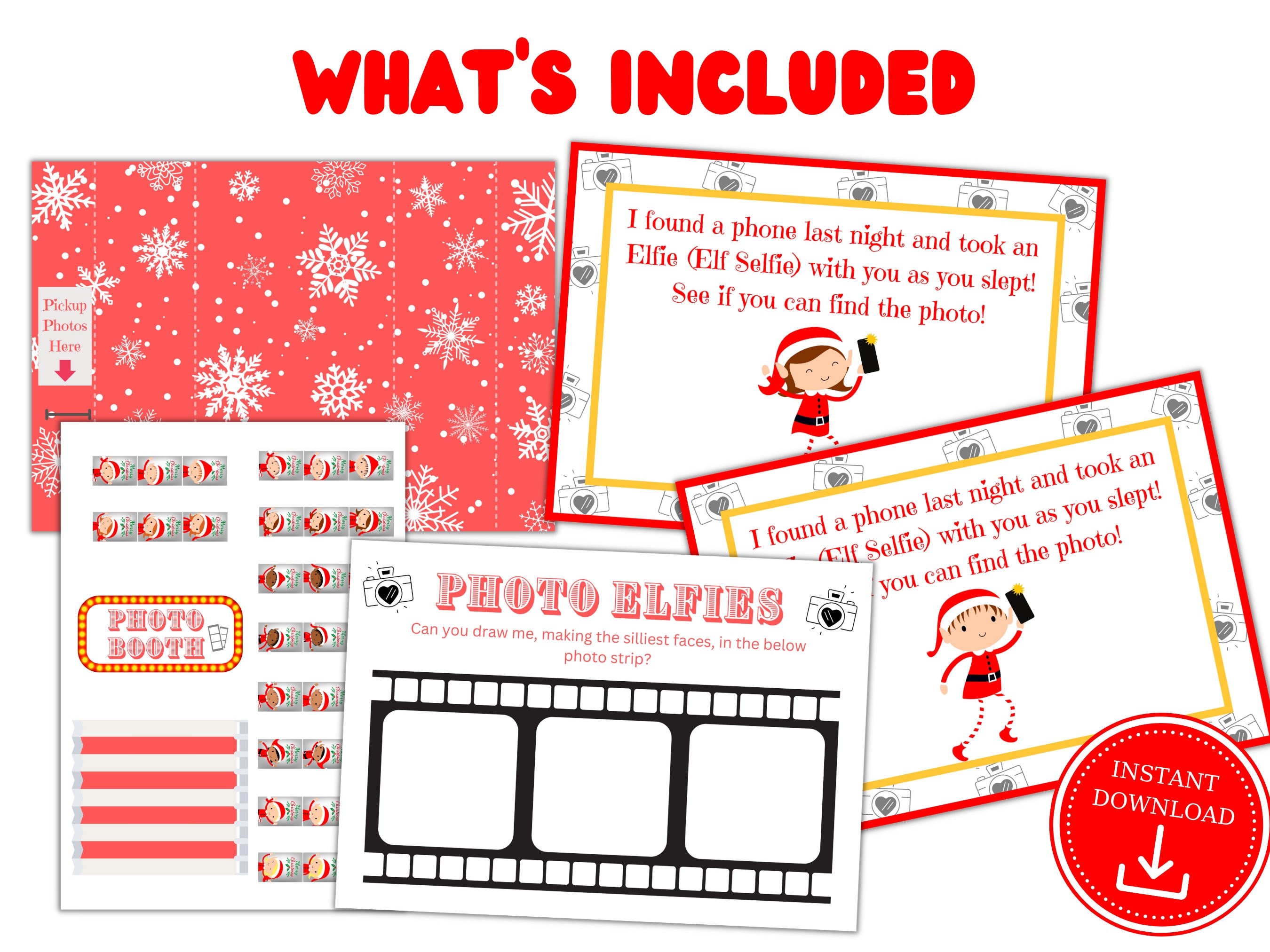 Elf Printable Photo Booth Printable Elf Props, Printable Elf ...