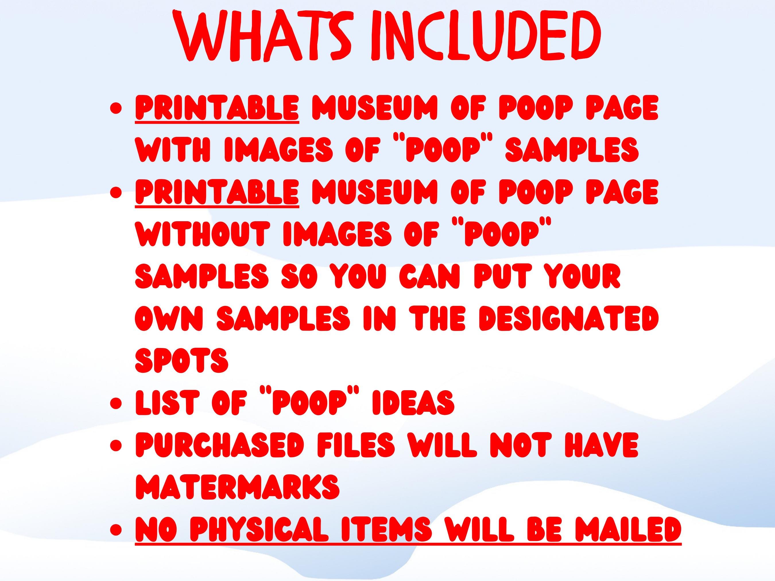 Elf Museum of Poop, Printable Elf Props, Funny Elf Ideas, Christmas Elf ...