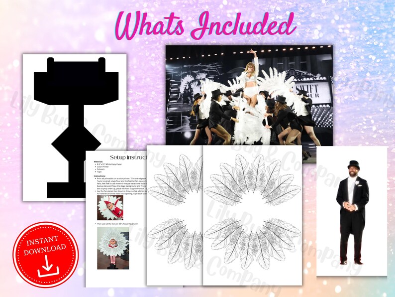 Printable Taylor Swift Elf Prop, Showgirl Elf, Eras Tour Elf Kit ...