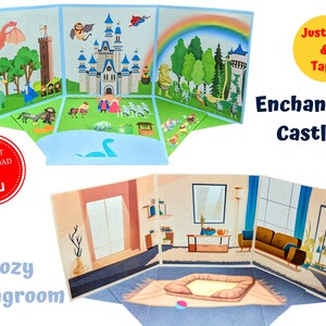 10 Printable Desk Pet Homes Habitats - Desk Pet Reward - Desk Pet ...