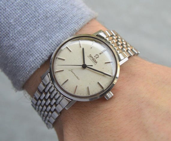 1960s Omega Seamaster Vintage Steel Men's Mechanical … - Gem