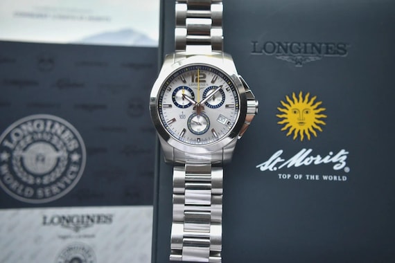 Longines Conquest Chronograph St Moritz Quartz Steel … - Gem