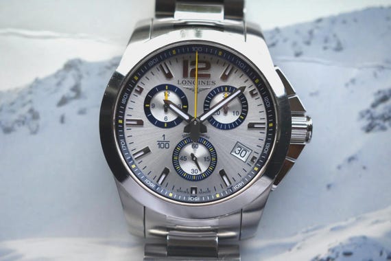 Longines Conquest Chronograph St Moritz Quartz Steel … - Gem