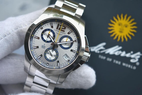 Longines Conquest Chronograph St Moritz Quartz Steel … - Gem