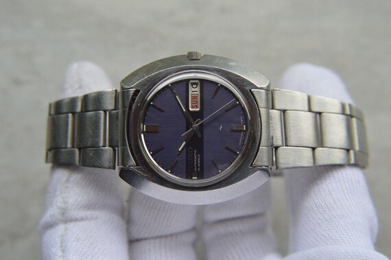July 1972 Rare Vintage Seiko 7006 Automatic Purple Di… - Gem