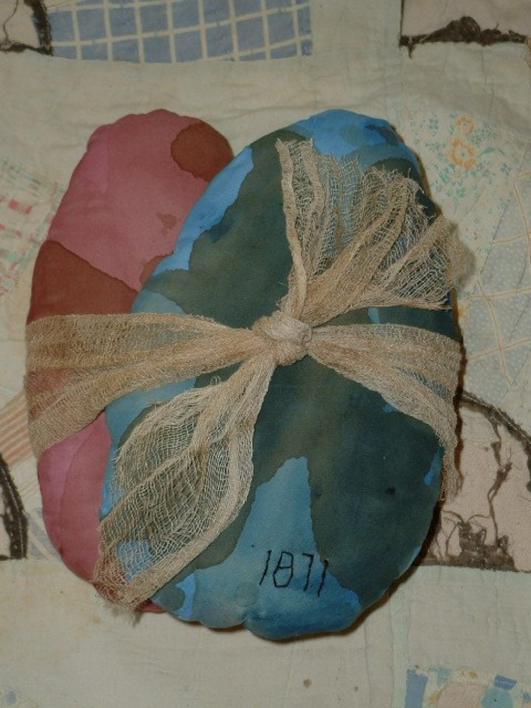 Primitive Grubby 1871 Prairie Eggs Door Hanger E Pattern OFG - Etsy