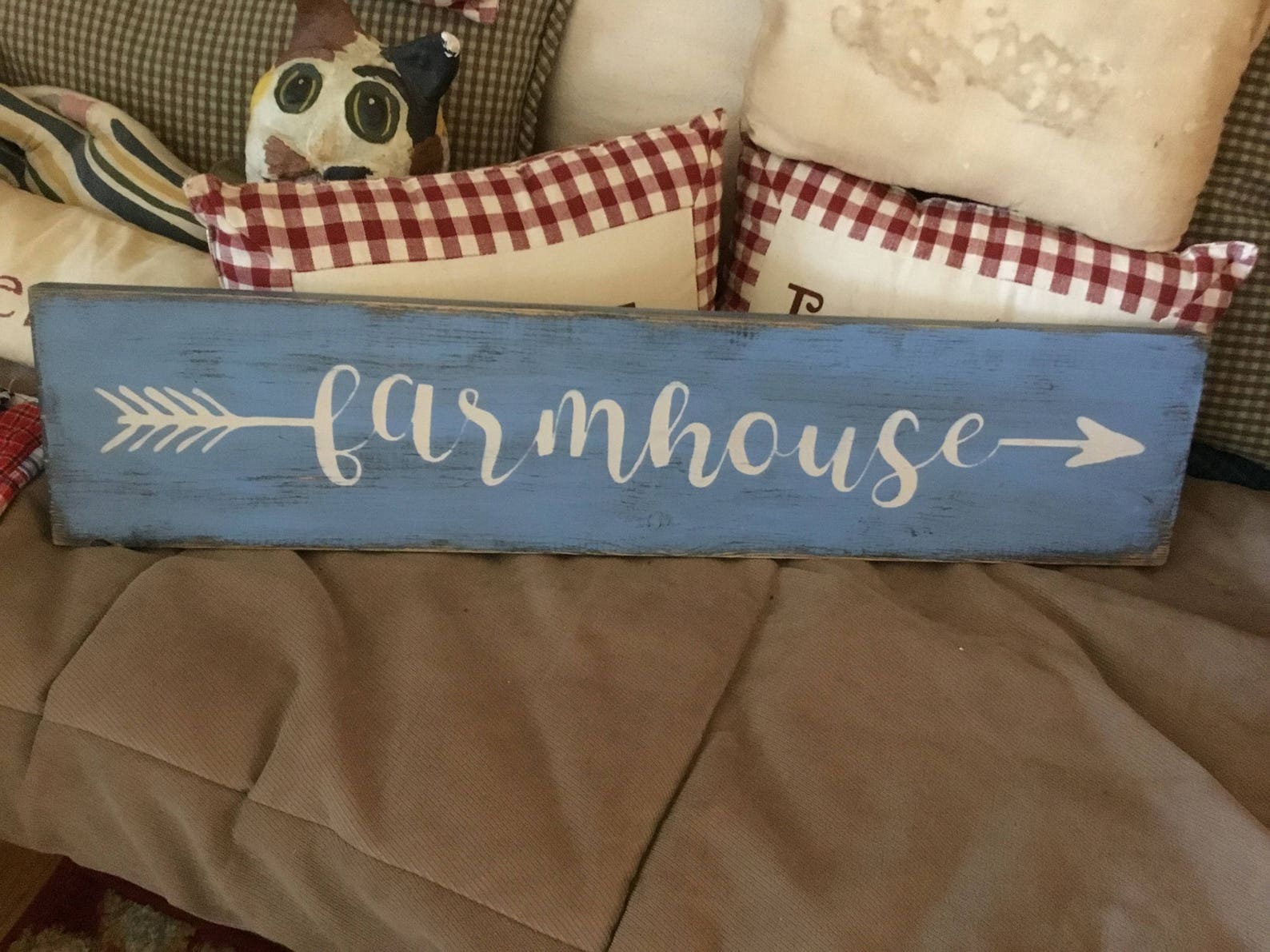 Handmade Primitive Wood Farmhouse Sign Rustic Country Home - Etsy