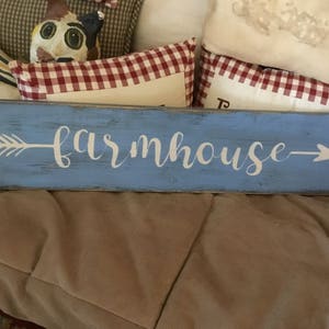 Handmade Primitive Wood Farmhouse Sign Rustic Country Home Decor - Etsy