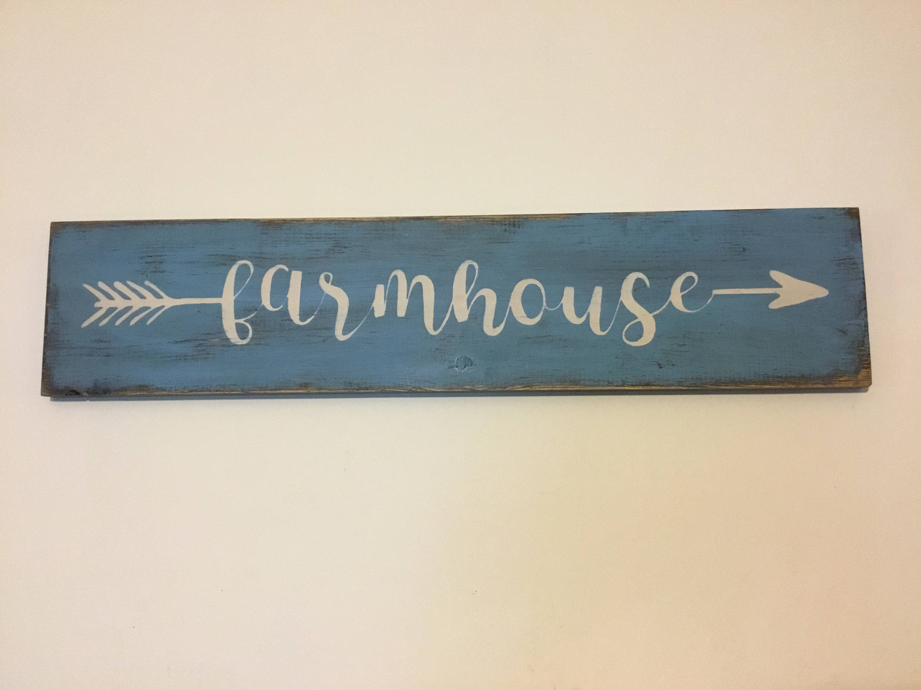 Handmade Primitive Wood Farmhouse Sign Rustic Country Home | Etsy