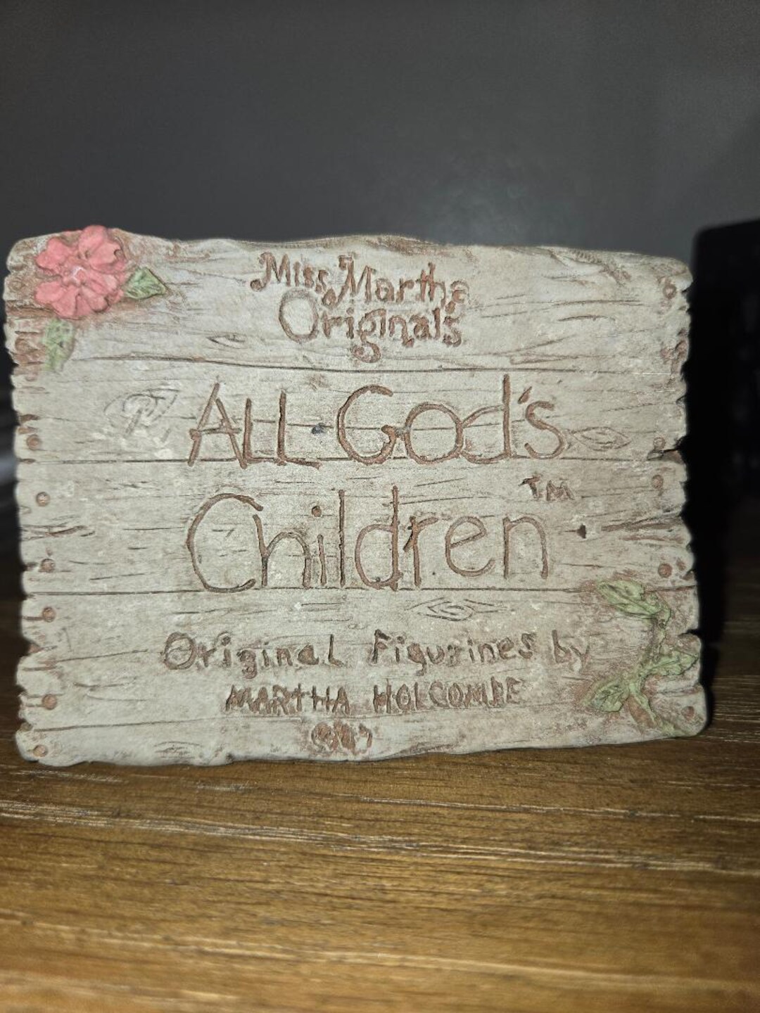 Vintage Miss Martha Originals All Gods Children Display Sign Good ...