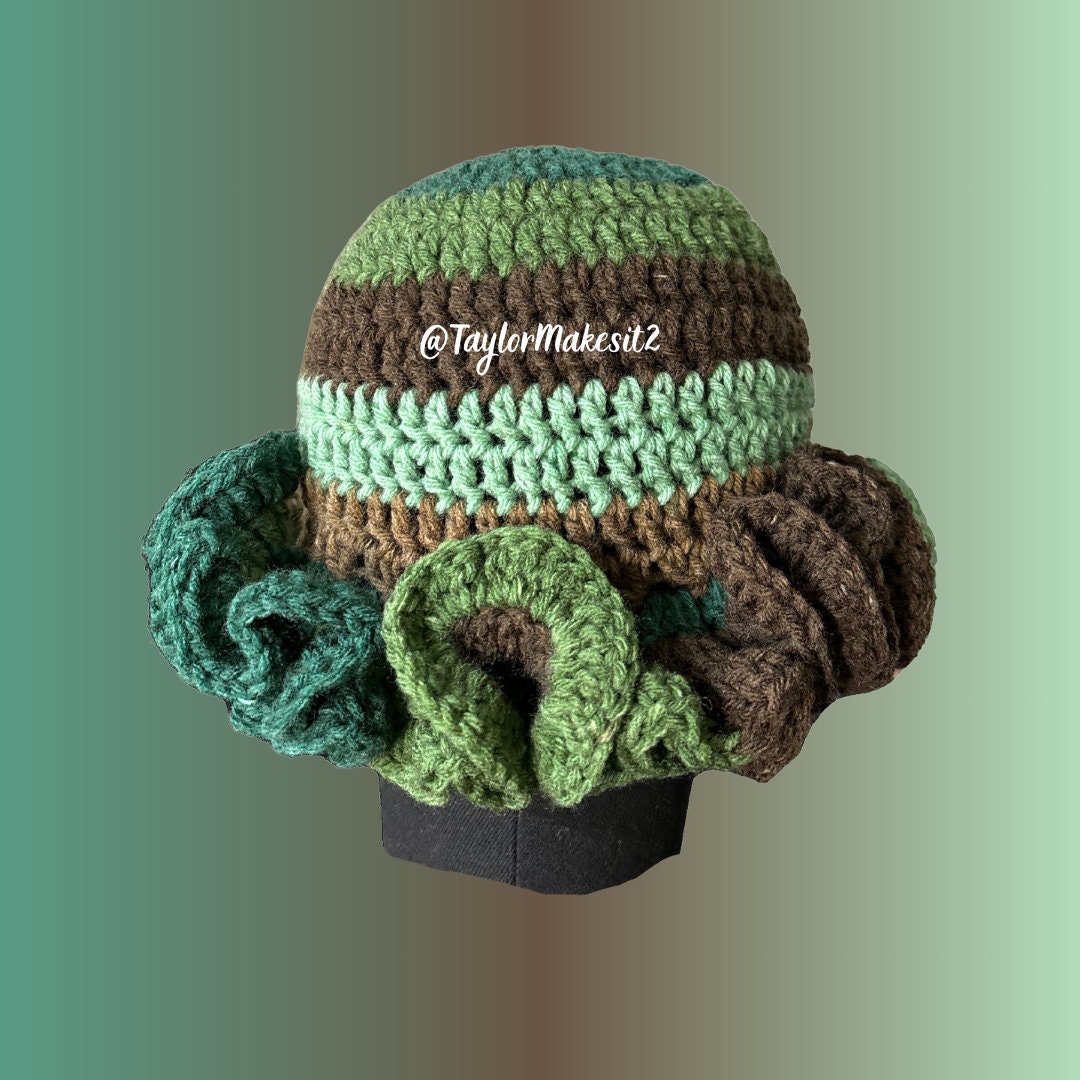 Crochet Forest Ruffle Hat - Etsy