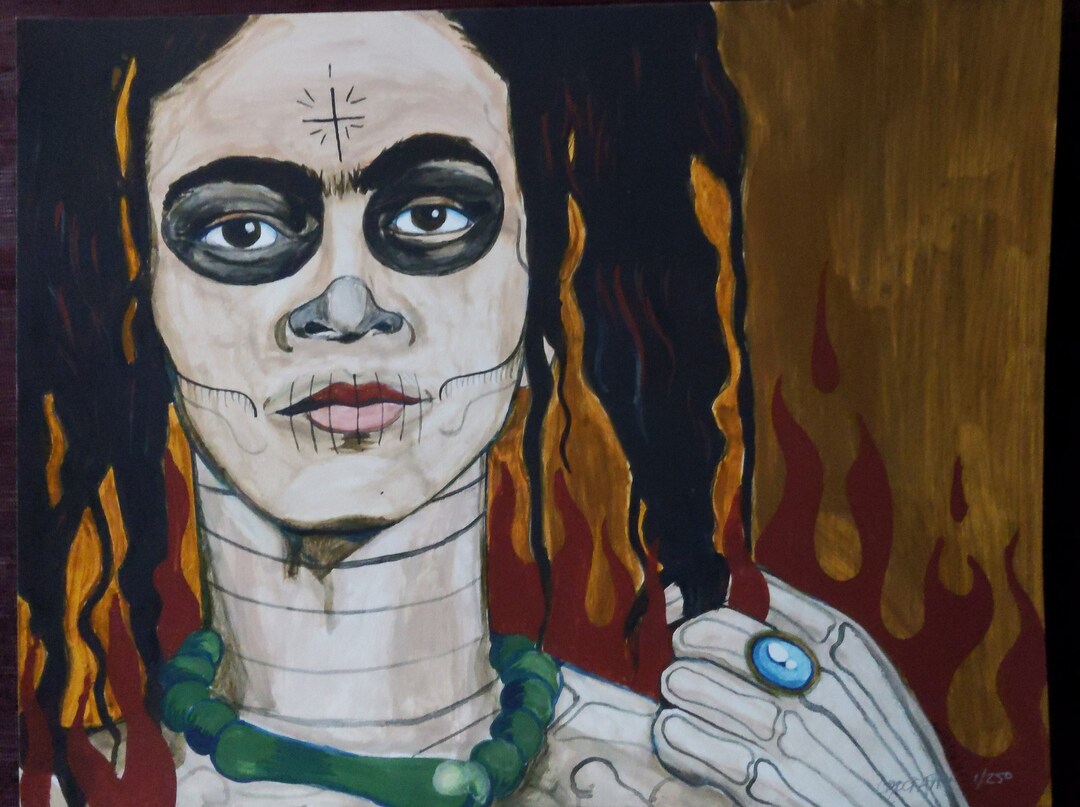 Frida in Fire Prin - Etsy