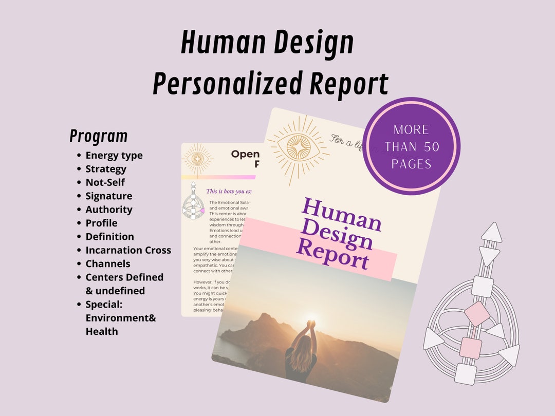 Human Design Digital Personal Report - Etsy