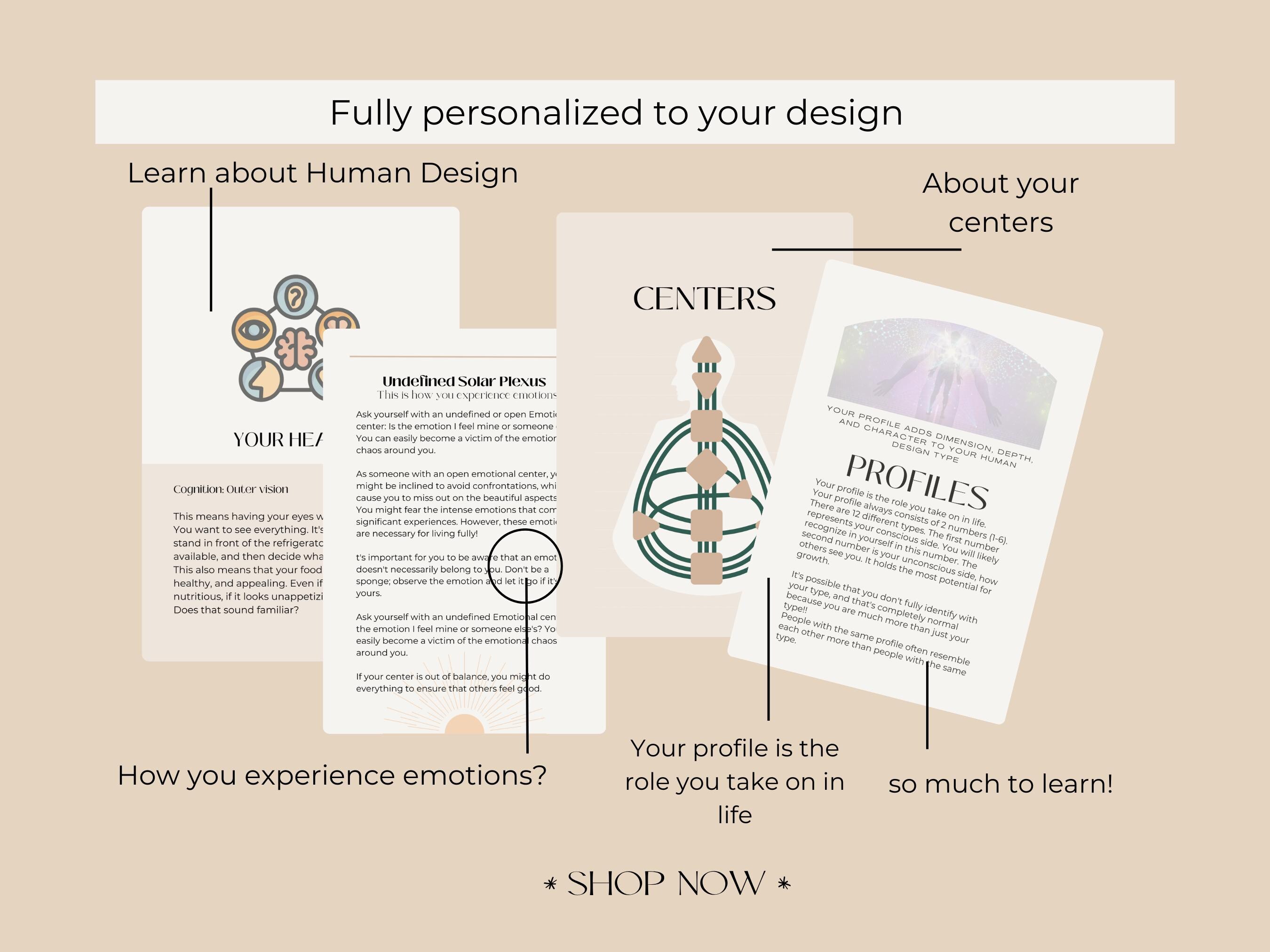 Human Design Digital Reading-birth Chart Human Design Analyse Spiritual ...