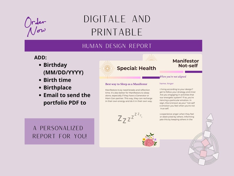 Human Design Digital Personal Report - Etsy