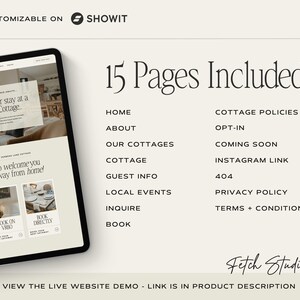 Property Management Website Template, Cottage Rental Property Web Design, Income Property Site ...