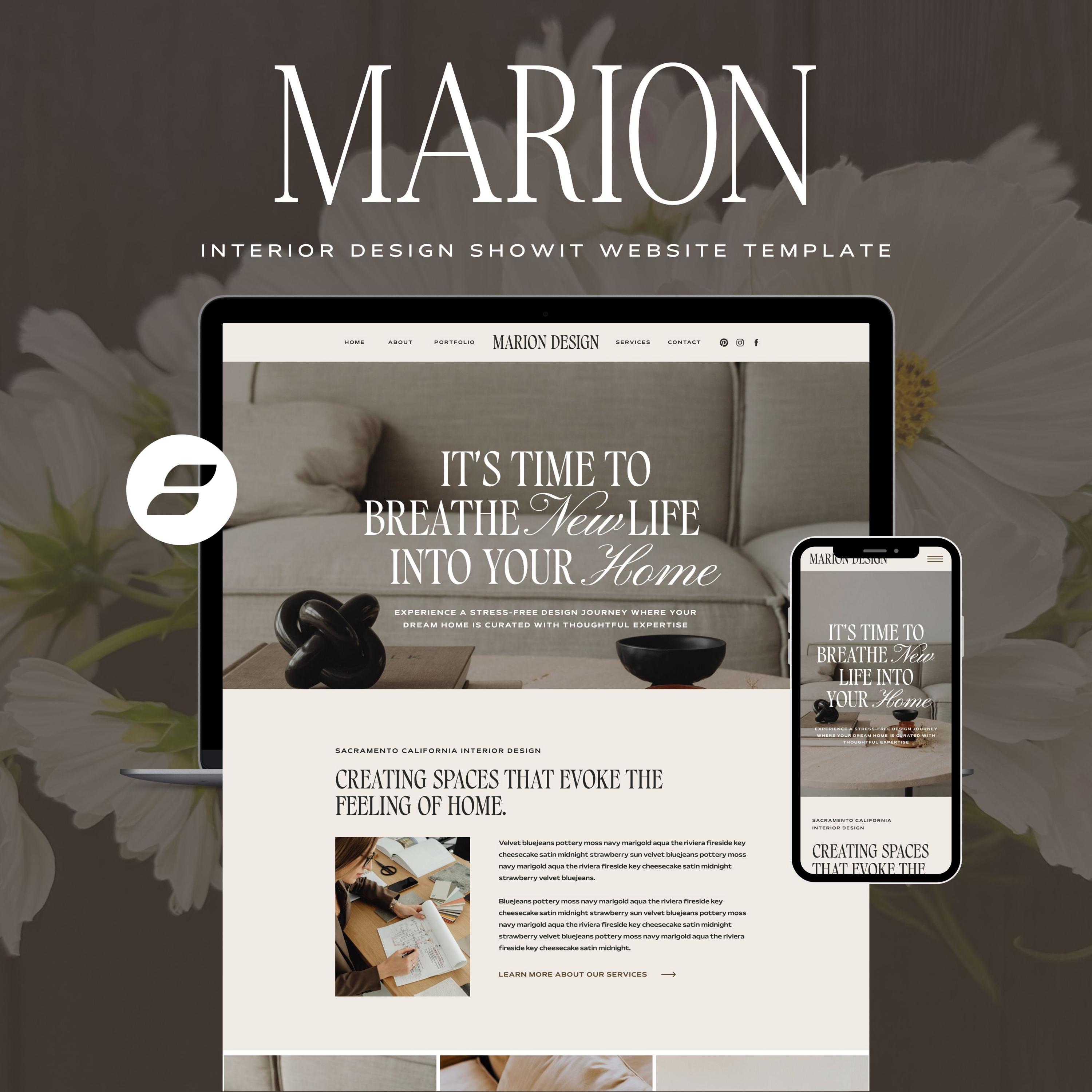 Interior Design Website Template: Interior Designer Consulting Business ...