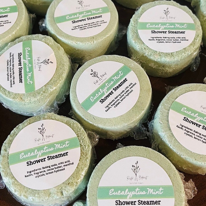 Eucalyptus Mint Shower Steamer Multipack - Etsy