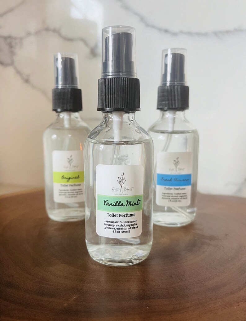 Botanical Toilet Perfume, Poo Spray, Toilet Spray, Toilet Deodorizer ...