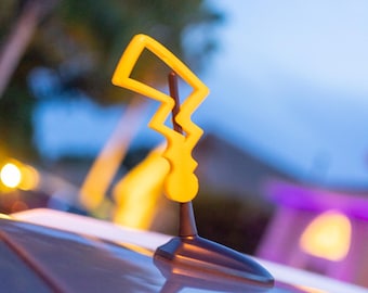 Pika Car Antenna Tail 3D printed gifts Poke Anime Car accessories