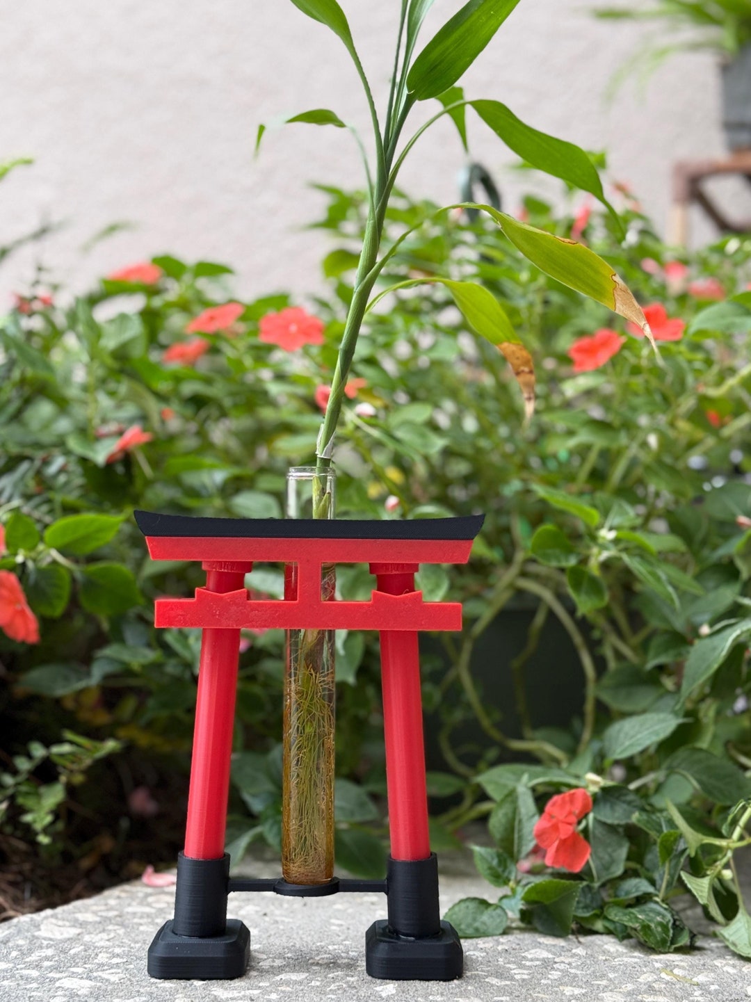 Japanese Torii Gate Bamboo Propagation Planter: Desk Garden Decor - Etsy