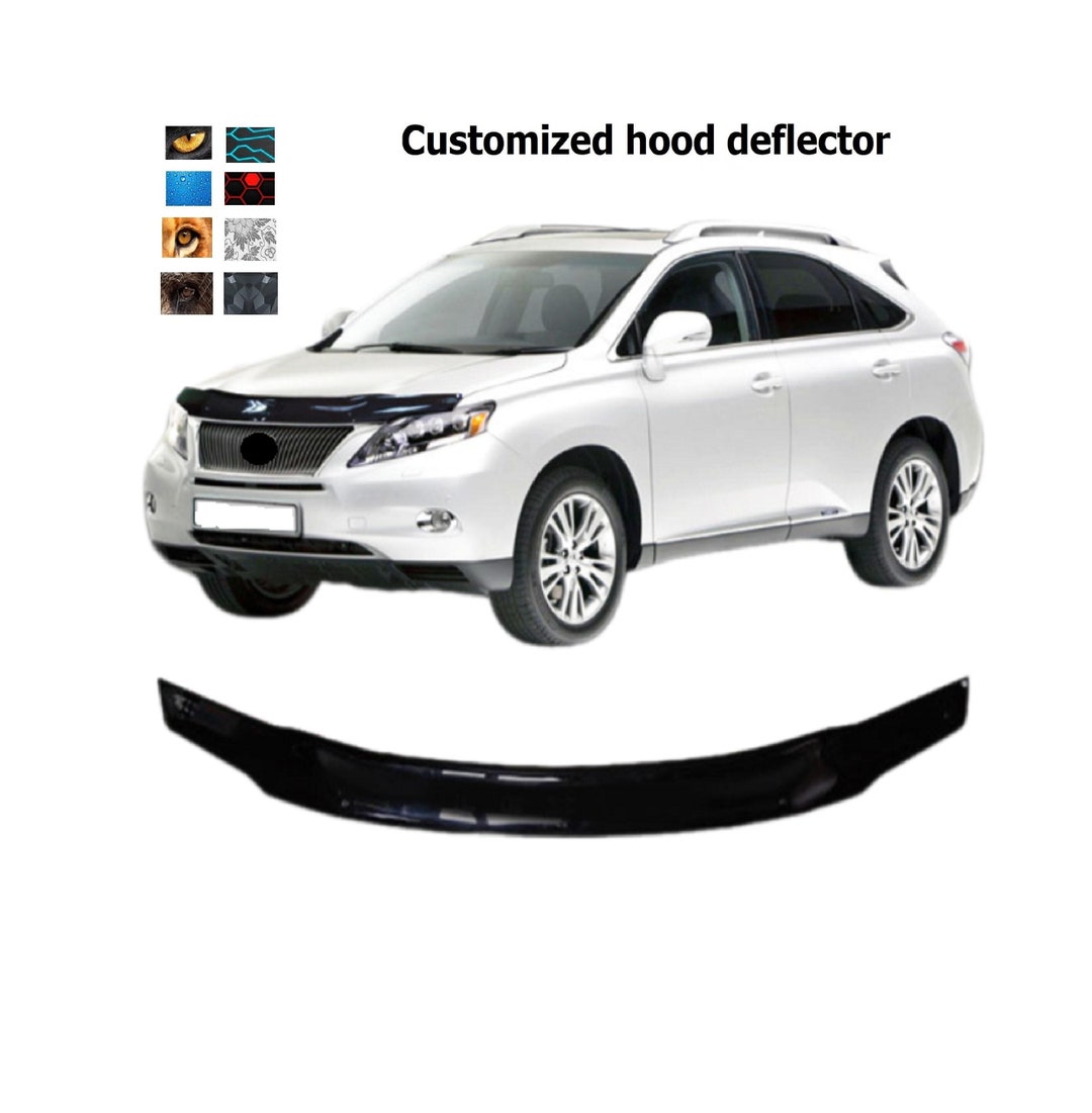 For Lexus RX 2009-2014 Hood Deflector is Handmade With an Individual ...
