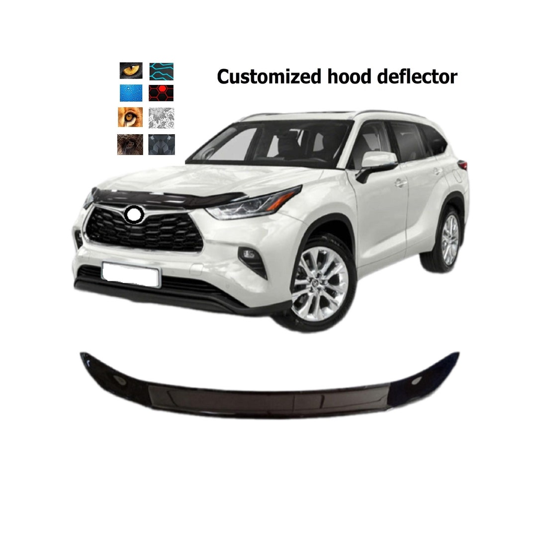 For Toyota Highlander 2018-2023 Hood Deflector is Handmade With an ...
