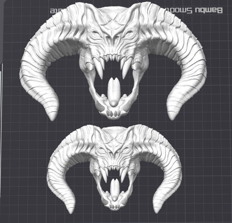 Balrog Skull - Lord of the Rings - Etsy