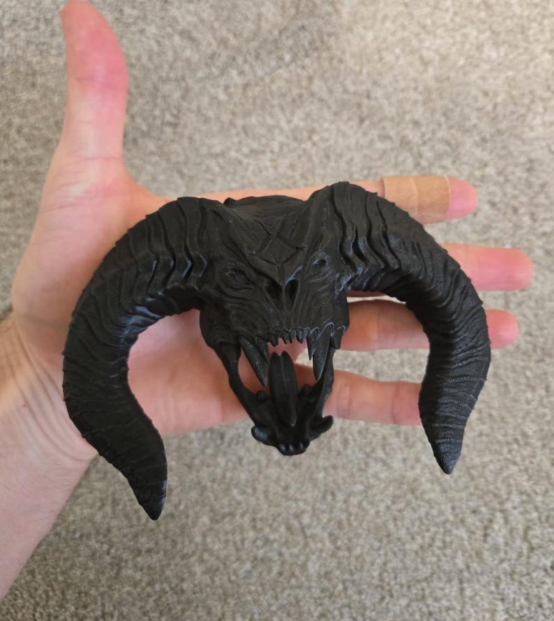 Balrog Skull - Lord of the Rings - Etsy