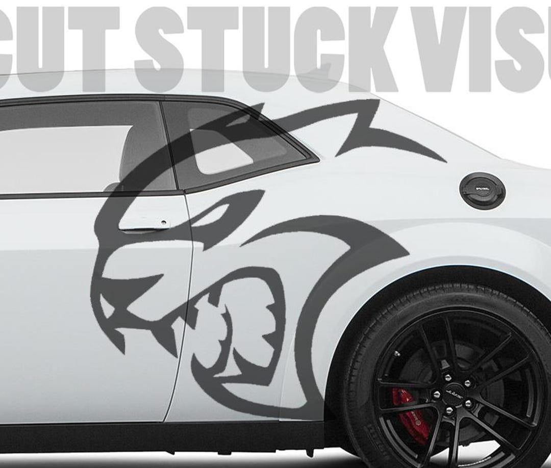 For CHALLENGER Super Huge Decal Cast Vinyl KIT Hellcat Graphics Hell ...