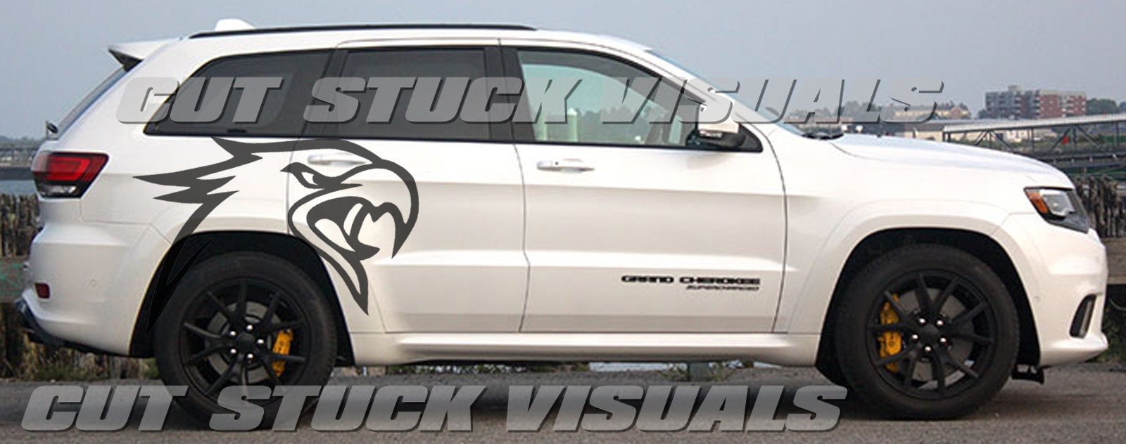 For TRACKHAWK Track Hawk Large Decal Cast Vinyl KIT HELLCAT Graphics ...