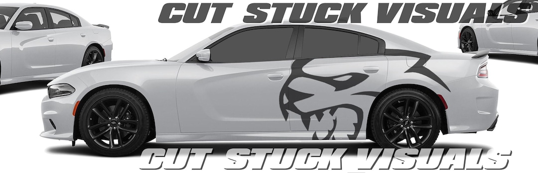 For CHARGER Super Huge Decal Cast Vinyl KIT HELLCAT Graphics Hell Cat ...