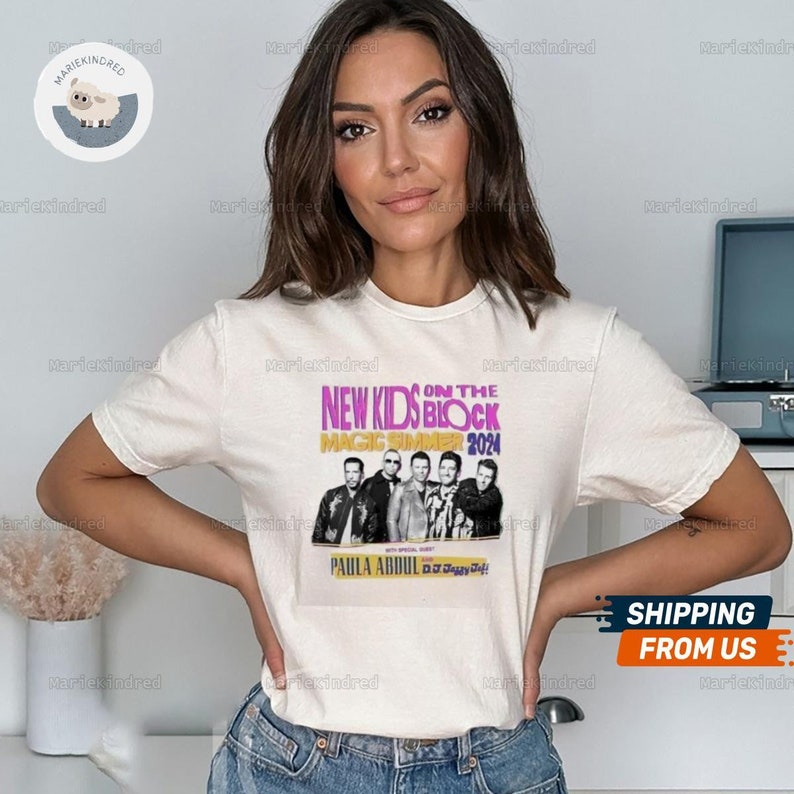 Nkotb Shirts, 90s New Kids on the Block Tees, Nkotb Magic Summer 2024 ...