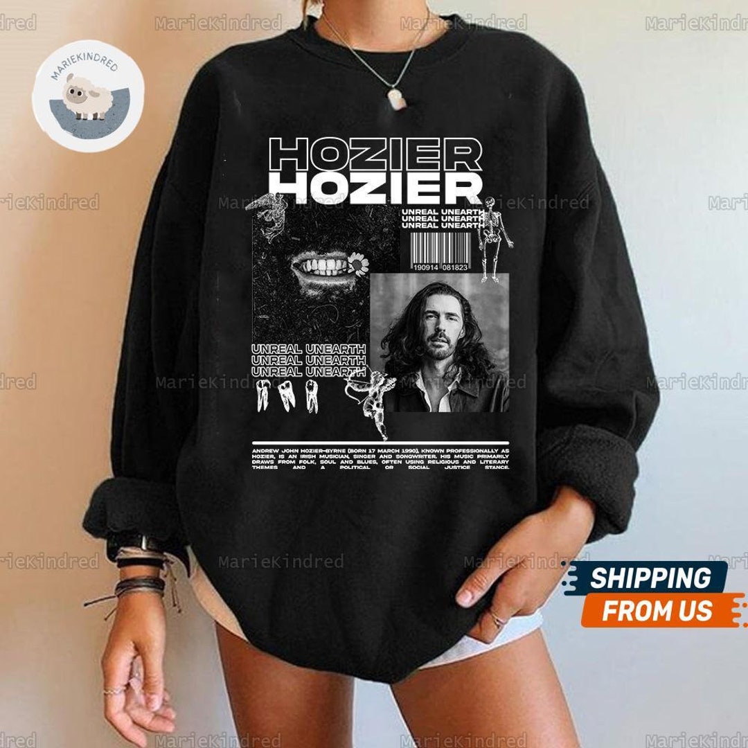Vintage Hozier Shirt, Hozier Unreal Unearth Tour 2024 Tshirt, Hozier ...