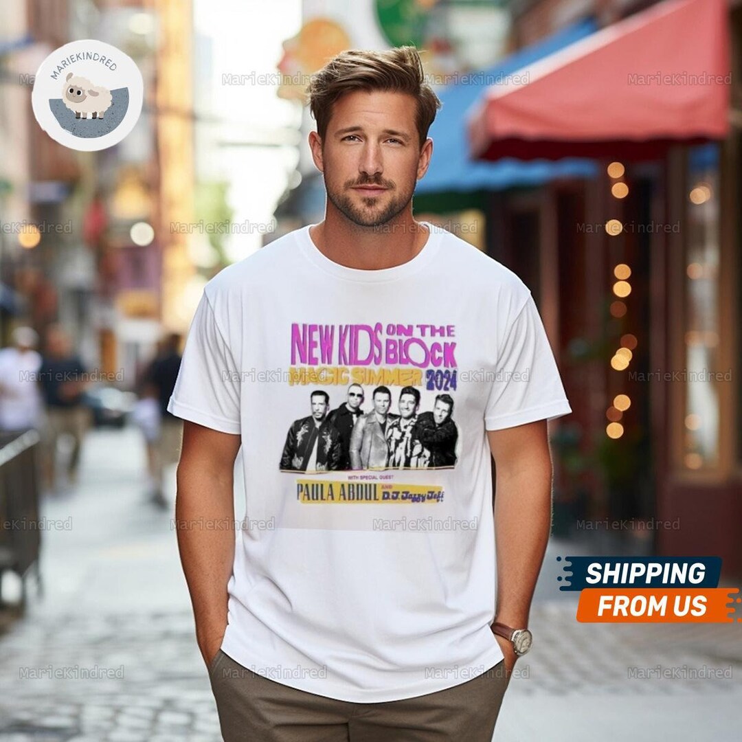 Nkotb Shirts, 90s New Kids on the Block Tees, Nkotb Magic Summer 2024 ...