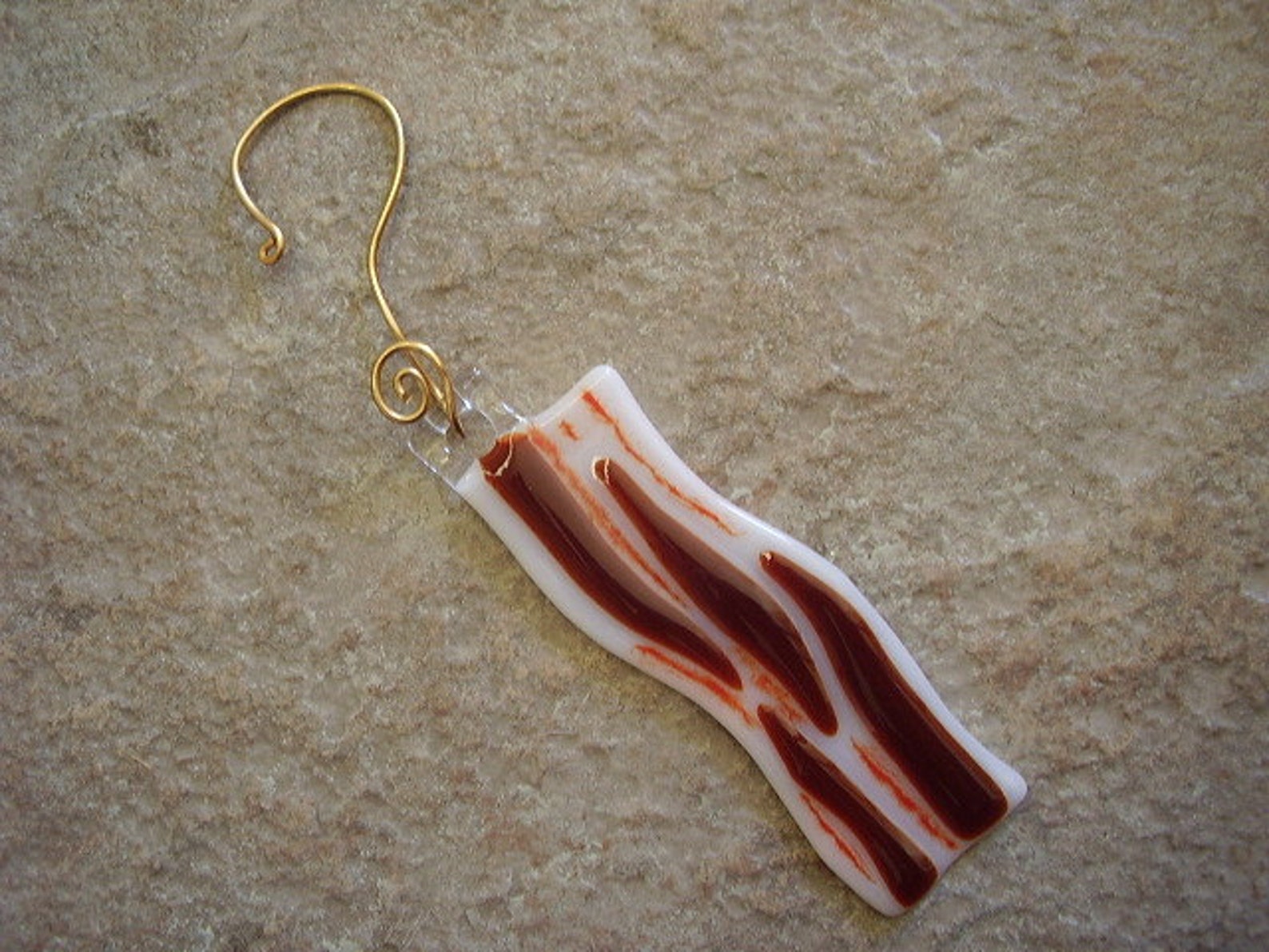 Fused Glass Bacon Mini Art, Man Cave Decor, Manly Gift, Man Cave ...