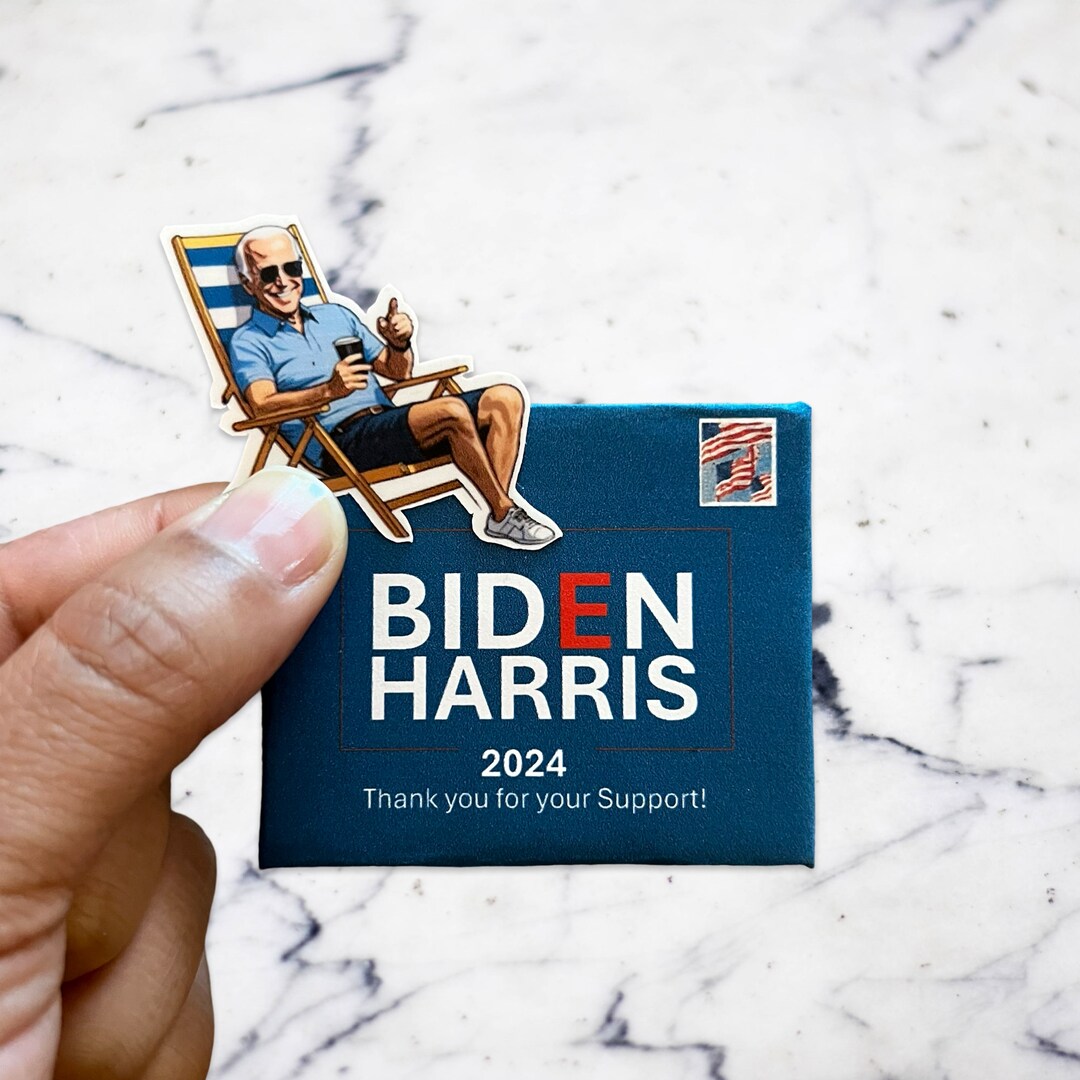 Biden Sticker Humor Mini Mail Envelope Funny President Election Sticker ...