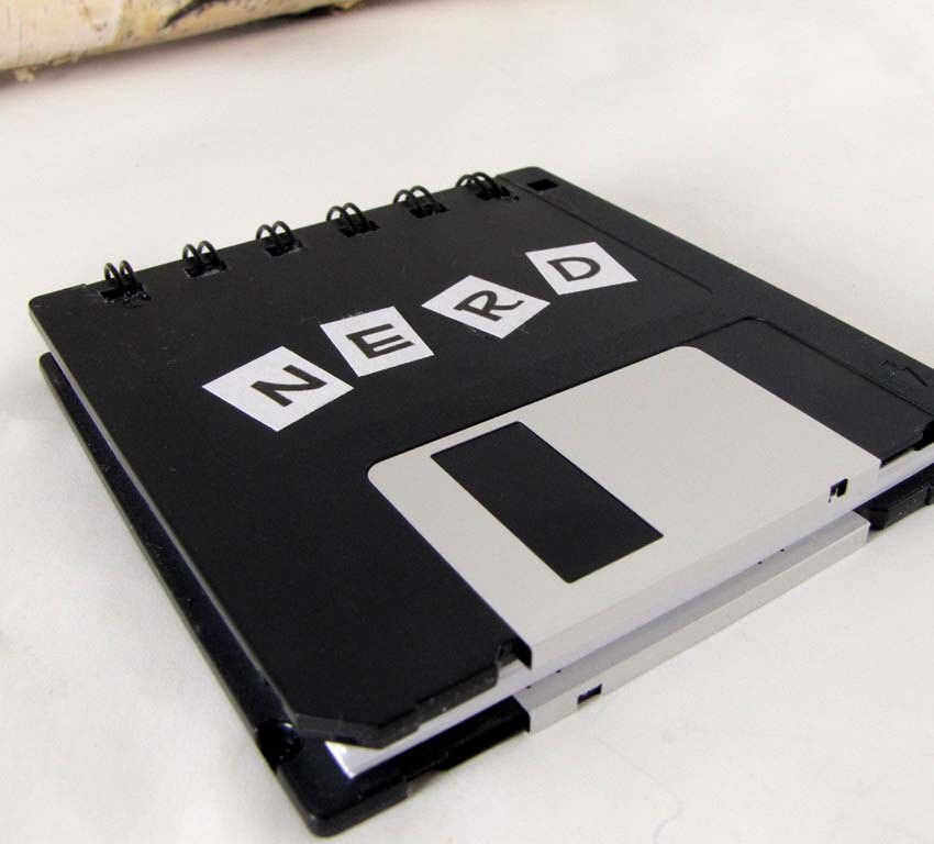 Original Nerd Recycled Blank Floppy Disk Mini Notebook in - Etsy
