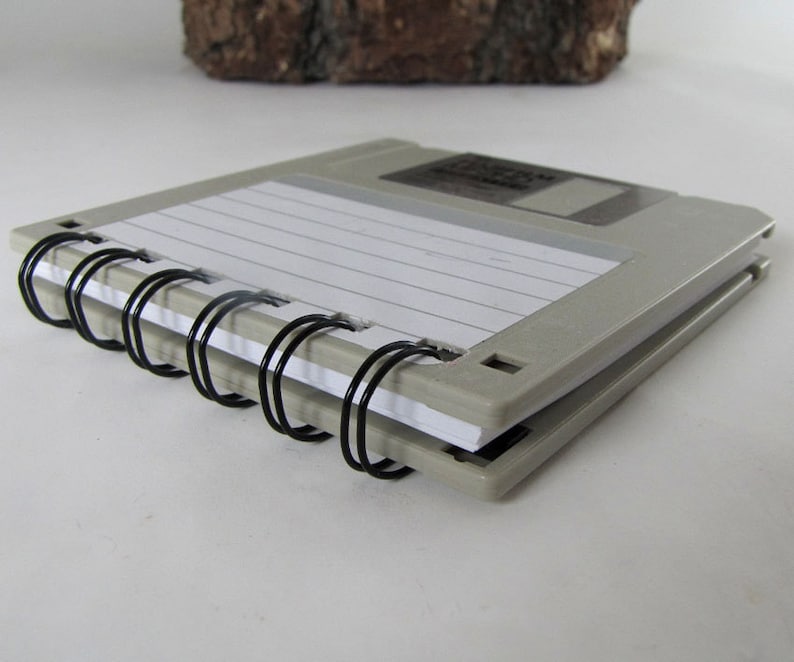 Gray Recycled Geek Gear Blank Floppy Disk Mini Notebook - Etsy