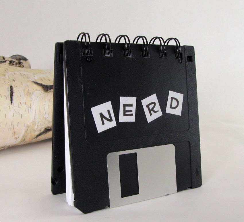 Original Nerd Recycled Blank Floppy Disk Mini Notebook in - Etsy
