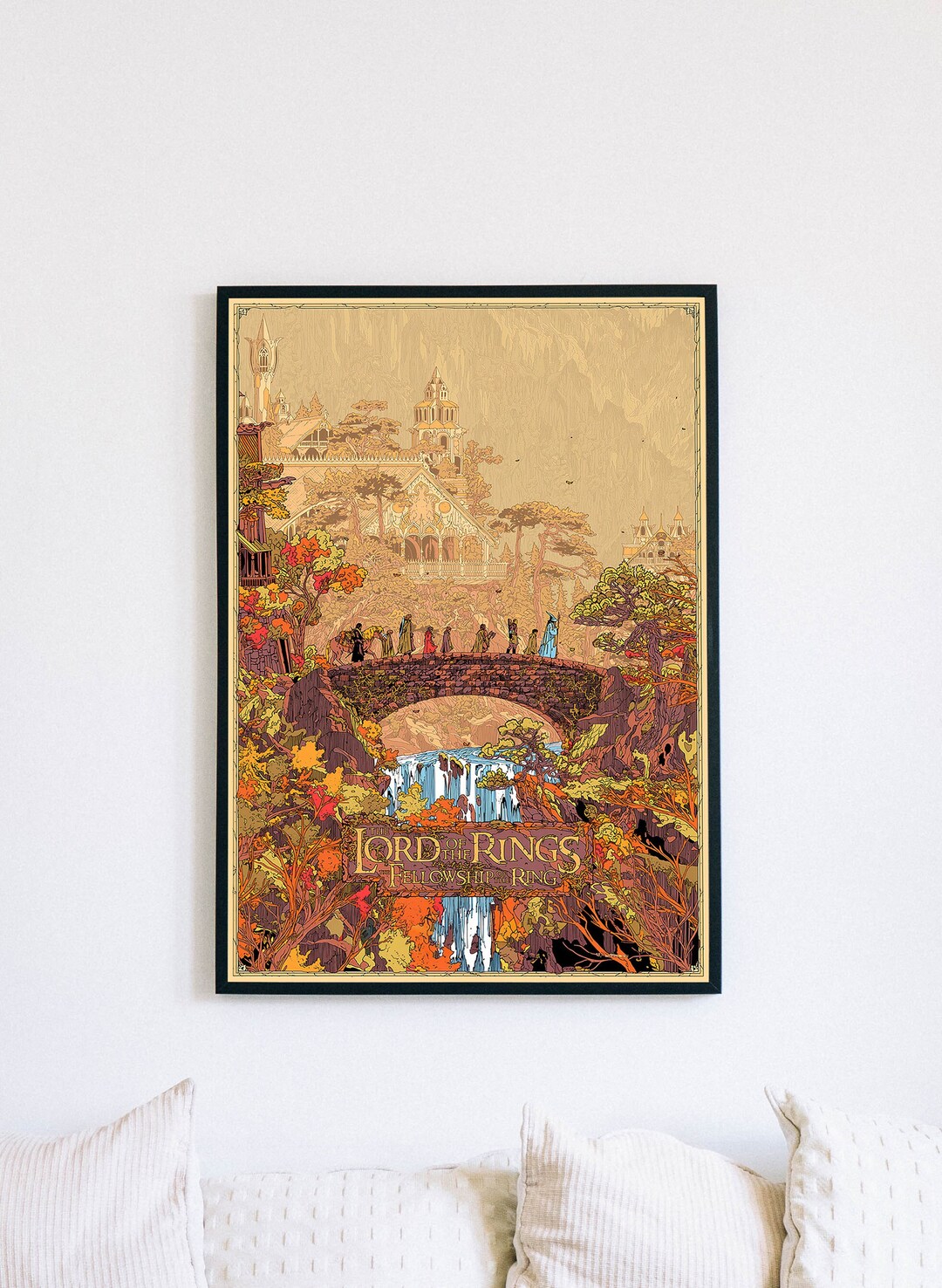 Lord of the Rings Poster Printable PDF, LOTR Fellowship of the Ring ...