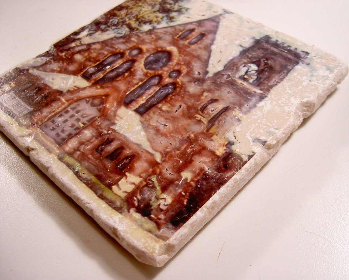 Marble Coasters - UVA Chapel - Etsy