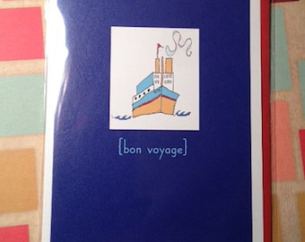 Bon Voyage Bingo Game 60 Cards Goodbye Party, Trip, Travel Theme Bingo ...