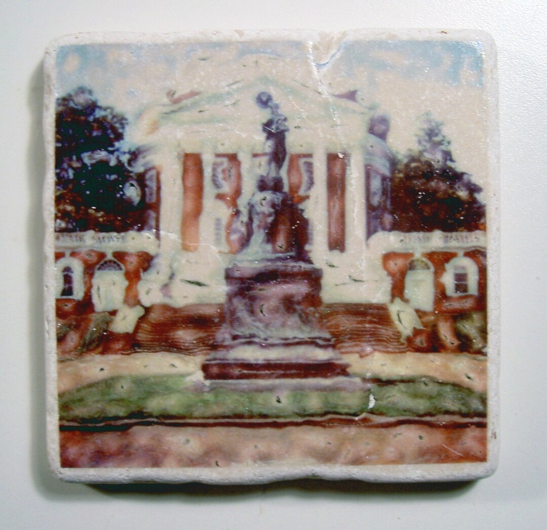 Marble Coasters - UVA Rotunda - Etsy