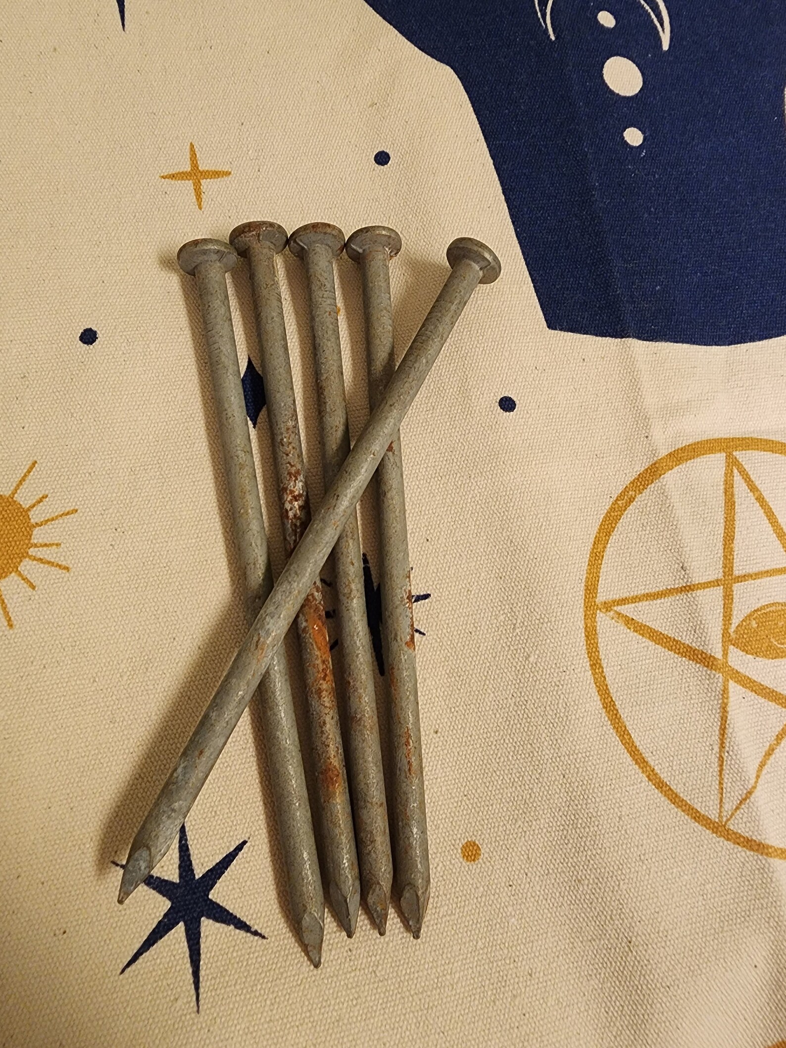 Old Nails Huge Rusty Barn Nails Salvaged - Etsy